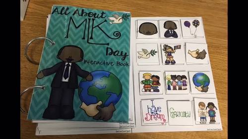All About Martin Luther King, Jr. Day: Interactive Book | TPT