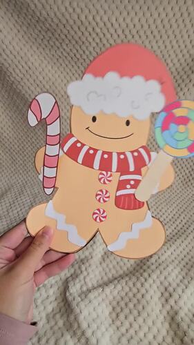 Build a Gingerbread Man Craft: Gingerbread Craft Bulletin Board Writing ...