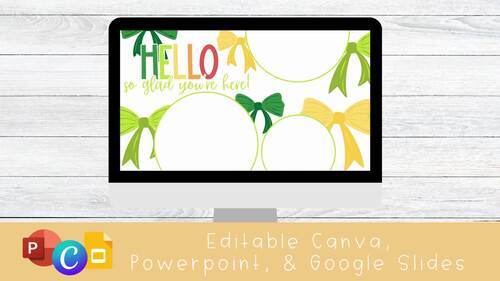 Editable March Slides for Teachers | St. Patrick’s Day, March Madness ...