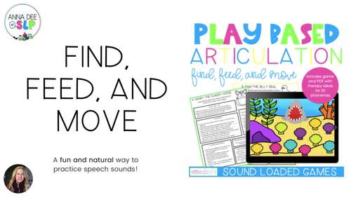 Speech Therapy Boom Cards l Play Based Sound Loaded Articulation Games