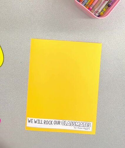 We Will Rock Our Classmates Interactive Read Aloud | Sequencing Craft ...