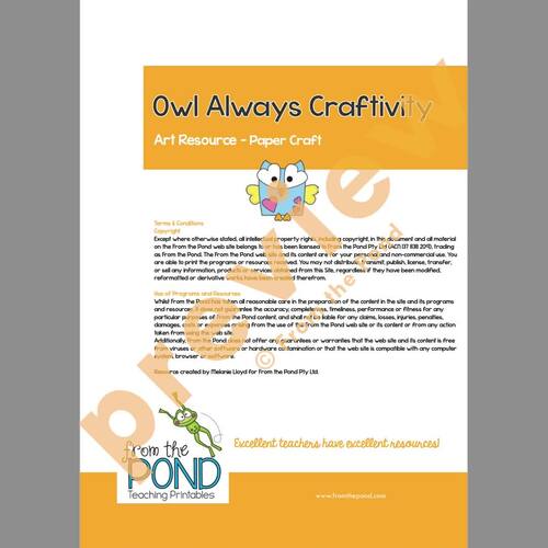 Valentine's Day Craftivity | Owl Always Love You Craft and Writing
