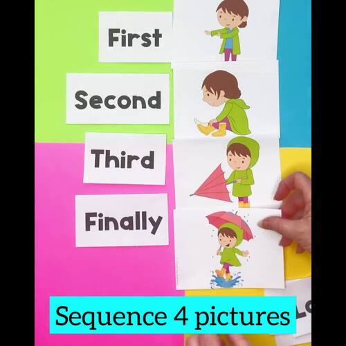 Spring Sequencing Stories With Pictures Order of Events Speaking and ...