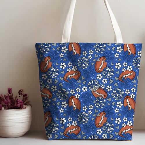 Team Spirit Football Digital Paper Seamless Patterns Dallas Cowboy Colors