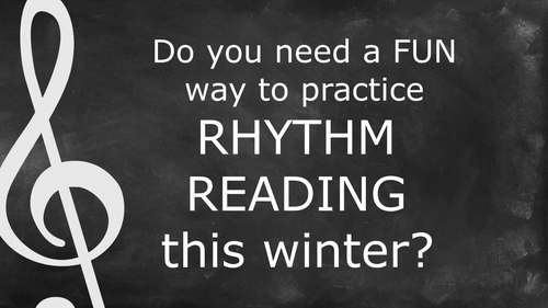 Interactive DIGITAL Rhythm Flashcards | Winter Music Activities | TpT