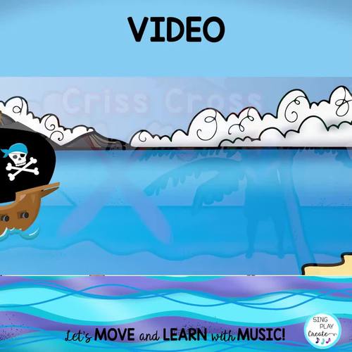 Pirate Scarf Activity: Dynamics, Directional Words, Coloring Activities