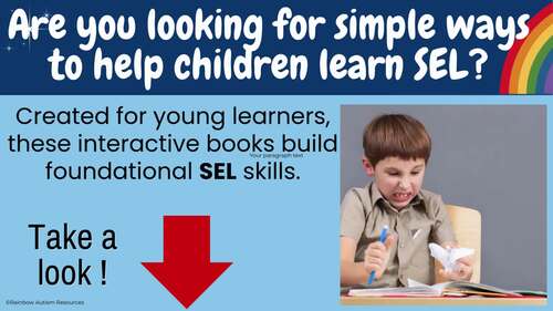 Taking a Break Adapted Book Preschool Autism Social Skills SEL Activity