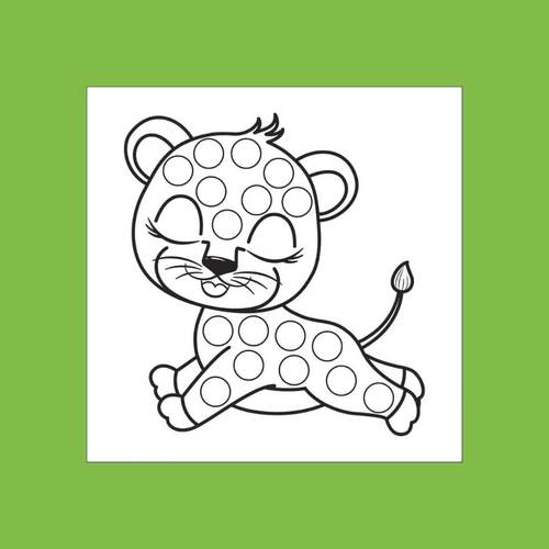 Dot Markers 50 Animal Theme No-Prep Printables Bingo Daubers Fine Motor