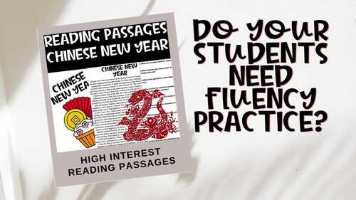 Chinese New Year 2025 Reading Passages | Comprehension Questions | Fluency