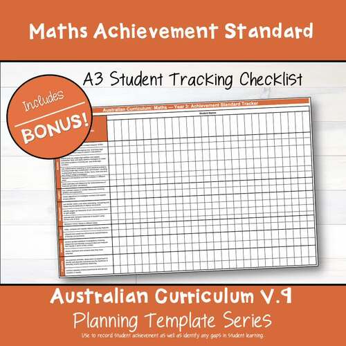 V9 Australian Curriculum MATHEMATICS ACHIEVEMENT STANDARD CHECKLISTS ...