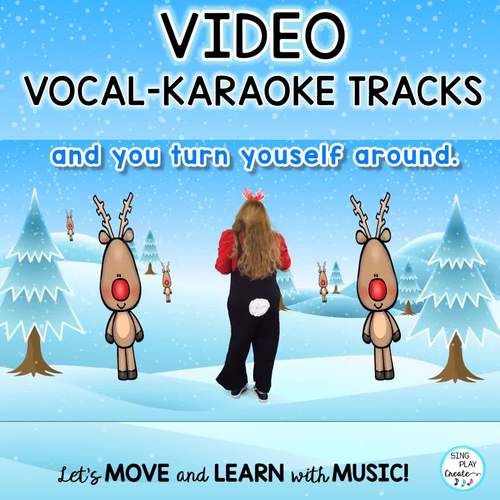 Reindeer Pokey Literacy & Movement Activity Song by Sing Play Create