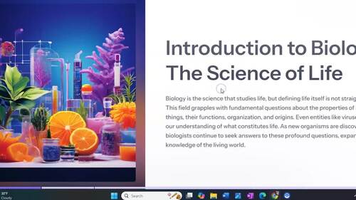 Pre-AP Biology Ecology Unit, Intro to Biology, PowerPoint Slides and Notes