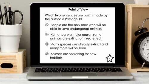 Non-Fiction Paired Passages PowerPoint Game Reading Comprehension ...