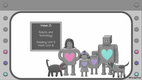 Robot Valentine Lesson Plan Template | Digital for Smart Board | Google ...