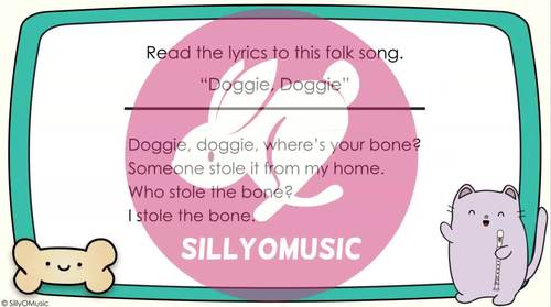 Doggie, Doggie Recorder Music Lesson by SillyOMusic | TPT