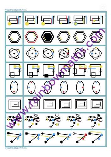 Visual Perception 10 Worksheets: 10 Fun and Engaging Pages for Ages 4 ...