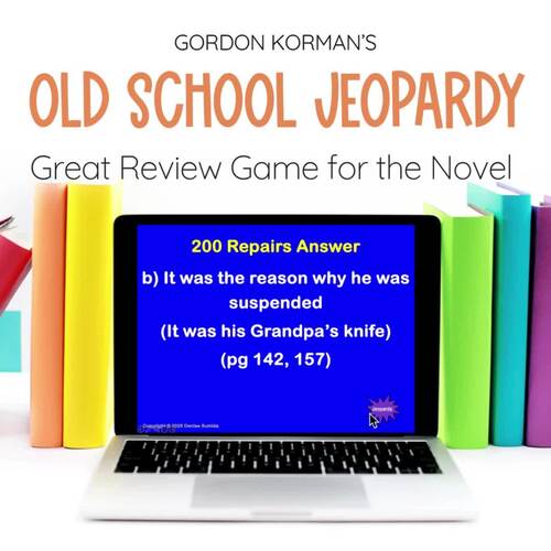 Old School by Gordon Korman Jeopardy by Reading Under the Hula Moon