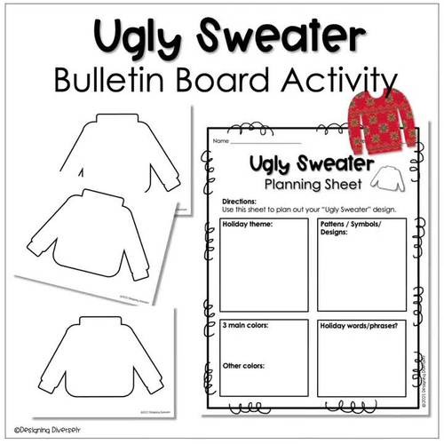 Holiday Christmas and New Year Fun Activities BUNDLE by Designing Diversely