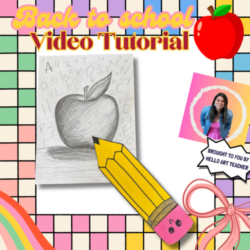 Value Back to School Drawing Video Tutorial by meagan Carloss | TPT