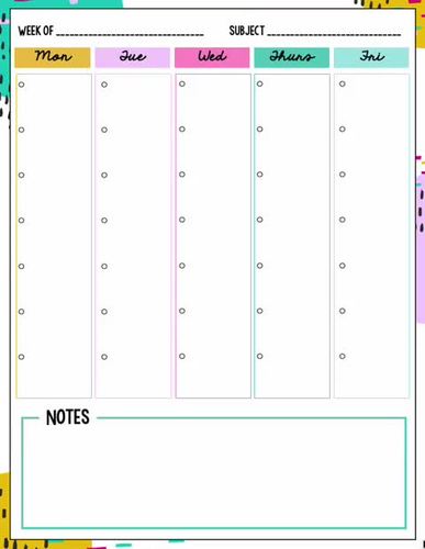 Teacher Weekly Planner | Daily + Weekly Planning by The Wildflower ...