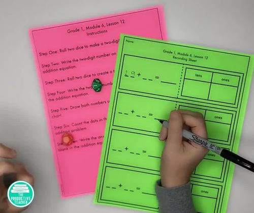 1st Grade Math Engage New York Aligned Activities: Module 6 | TpT