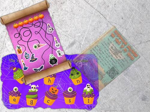 Halloween Escape Room for Kids by The Game Room | TPT