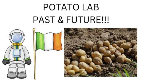 St. Patricks Day Planting Potatoes lab & reading Middle School Science