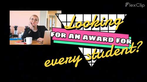 End of the Year Editable Student Awards Retro 90's Inspired | TPT