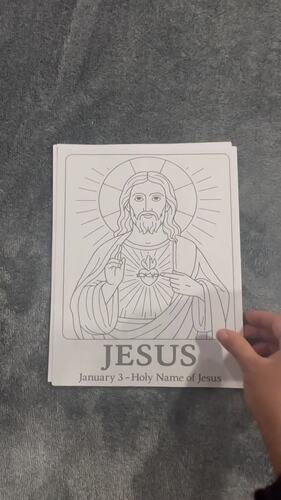 January Catholic Saints Coloring Pages | 16 Feast Day Worksheets ...