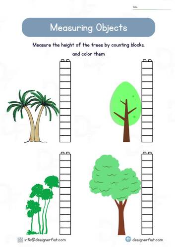 Autism Measuring Objects Worksheet For Childs by Inclusive Learning Support