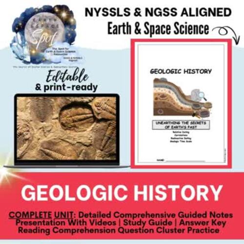 Geologic History (Radioactive Dating, Time Scale) NYSSLS, NGSS, Earth ...