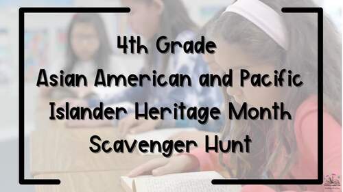 4th Grade Asian American & Pacific Islander Heritage Nonfiction ...