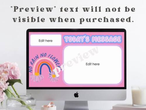 Bright Spring Editable Slide Templates With Timers by Bloom With Bridgette