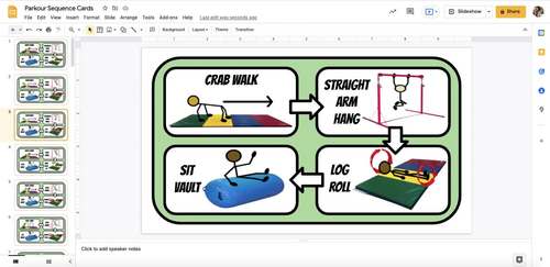 Parkour Movement Sequence Cards! by Mr C's PE Resources | TPT