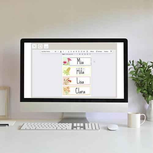 Australian Native Nature Classroom Name Tags – Editable Labels, Aussie ...