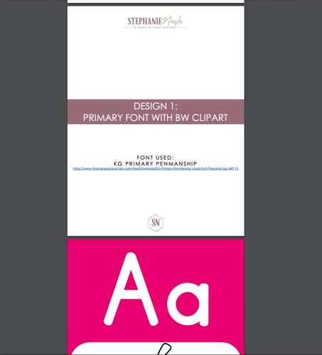 Alphabet Posters | Bright Colors | ASL | Real Photos | TPT