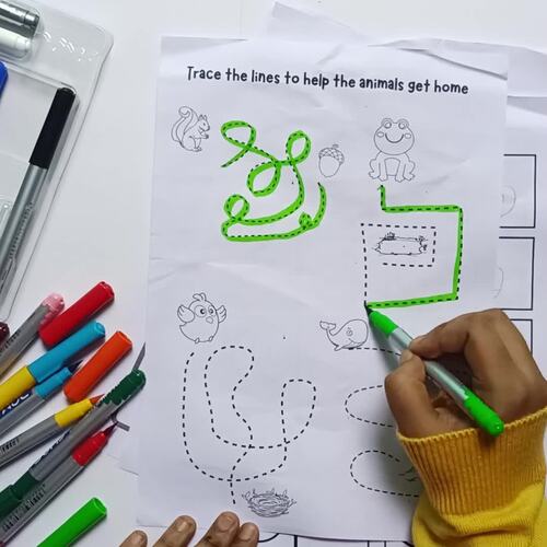 Preschool workbook, Pencil control worksheets, Preschool curriculum ...