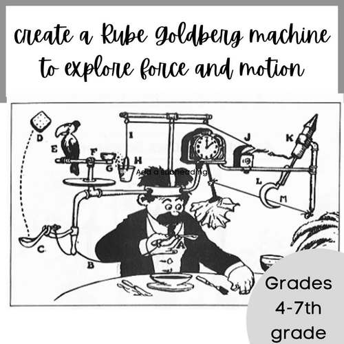 3-6 STEM: Creating a Rube Goldberg Machine (Force and Motion - Science)