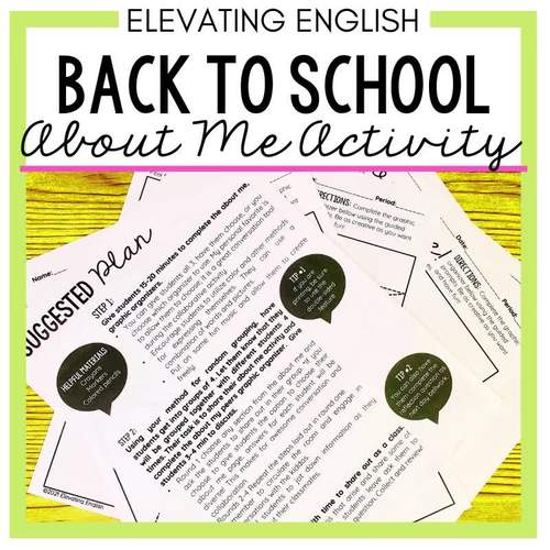 Back to School About Me: Collaborative Activity by Elevating English