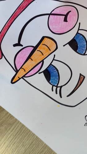 Fall Scarecrow Fun Craft Project - With Writing Activity - Color Cut Glue