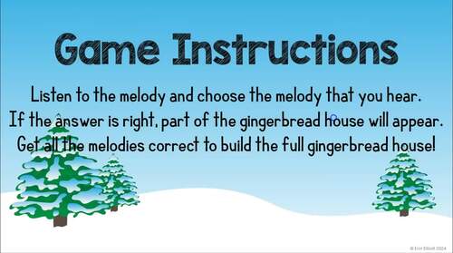 Solfege Build a Gingerbread House Which Melody Game High Do DRMSLD'