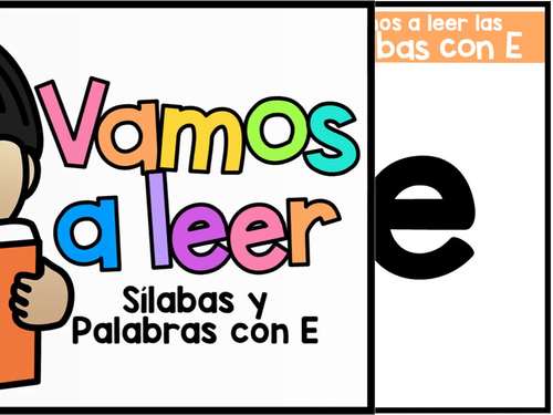 Sílabas y Palabras con E - Powerpoint by The Bilingual Rainbow | TPT
