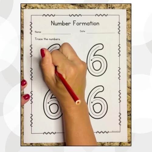 Number Formation Tracing Worksheets. Number Recognition. Numbers 1-20.