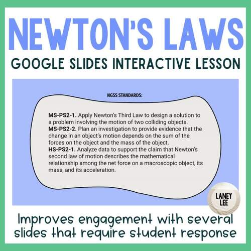 Newton's Laws Google Slides Presentation by Laney Lee | TPT