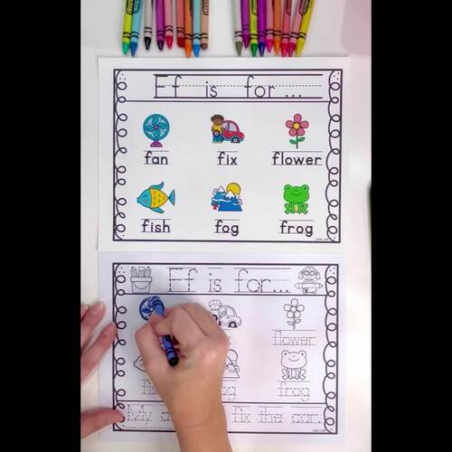 Sentence Writing Practice and Writing Center for Alphabet by Julie Lee