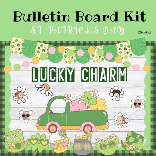 St Patrick’s Day bulletin Board | Lucky Charm bulletin board l March Decor