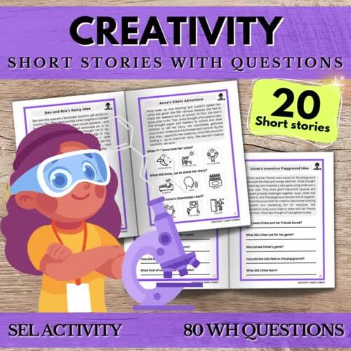 Creativity & Creative Flexible Thinking Stories W/ Question Autism SEL ...