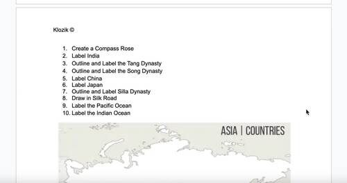 Civilizations in Asia Review Sheet & Answer Key | World History by ...