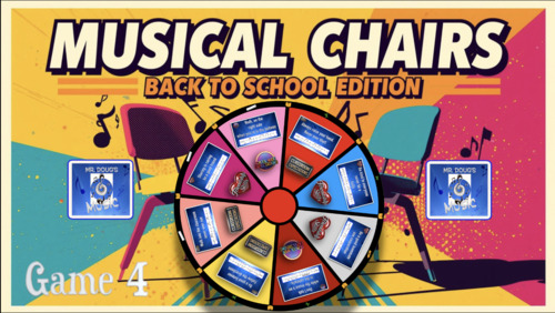 Musical Chairs (Back to School Edition) Game #4 by Mr Doug's Music Shop