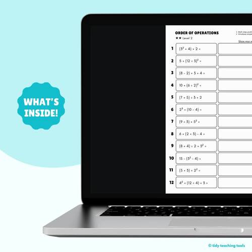BODMAS, BIDMAS, PEDMAS + PEMDAS | Order of Operations Poster and Worksheets